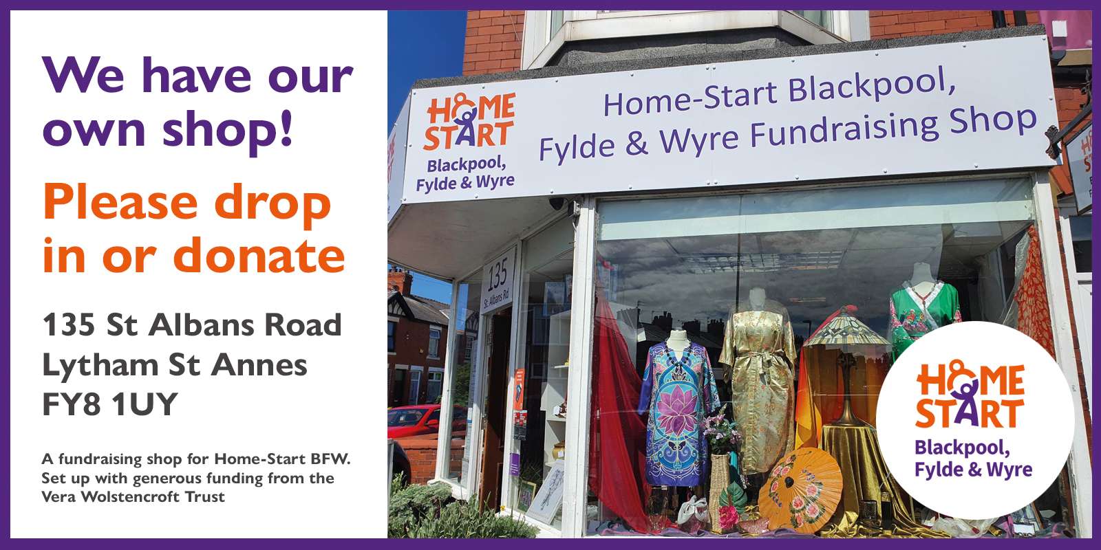 Donate - Home Start Blackpool